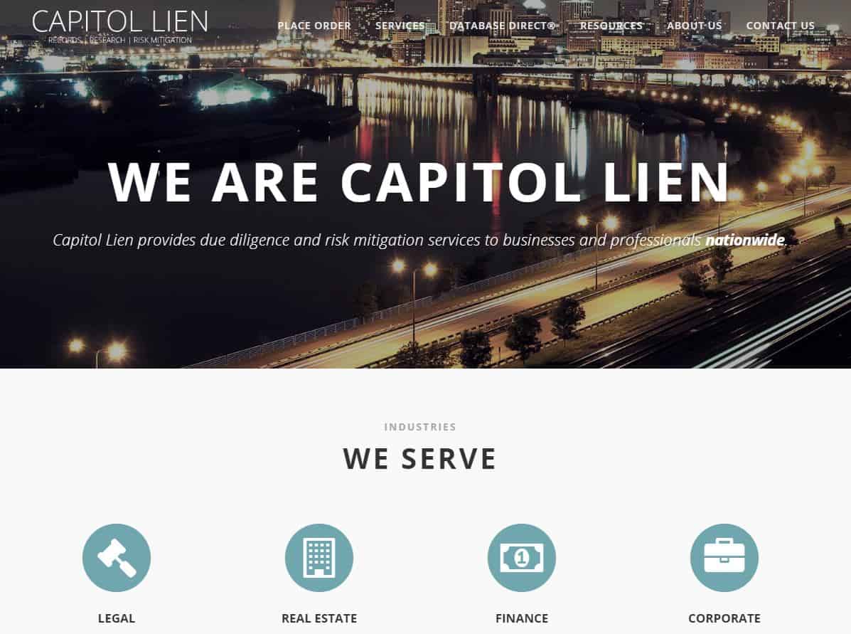 Capitol Lien Launches New Website | Capitol Lien