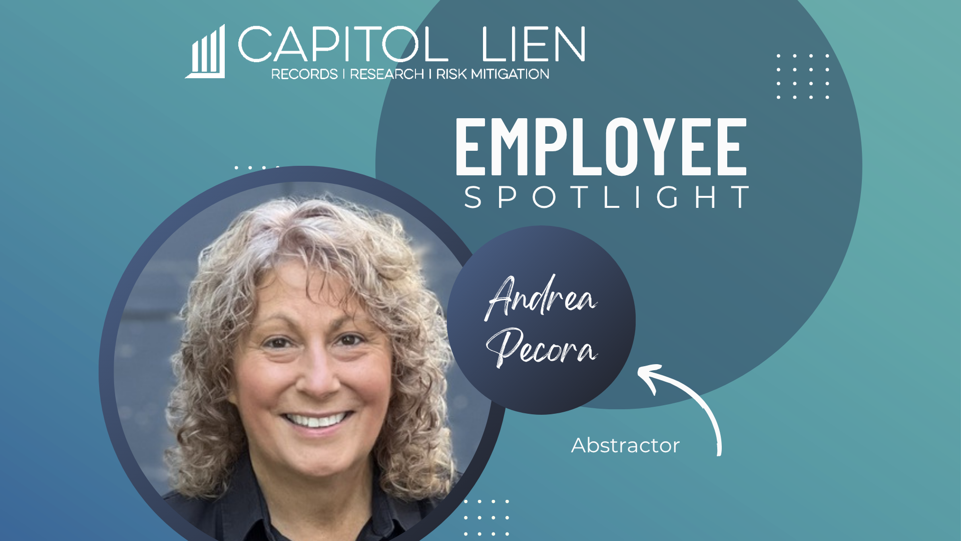 June Spotlight - Andrea Pecora - Capitol Lien